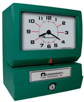 Florida Time Clock - Acroprint 150 Automatic Punch Clock Acroprint 150